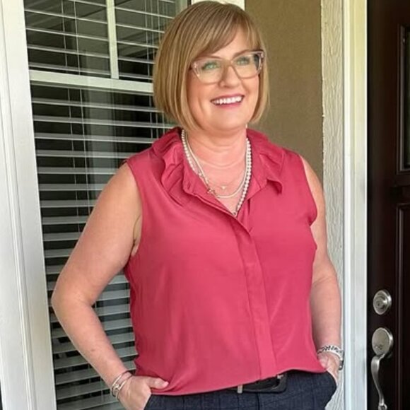 CAbi | Tops | Cabi 4733 Scorch Top Fall 224 Medium Euc | Poshmark